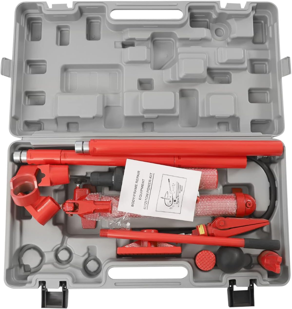 Amazon.com: 12 Ton Hydraulic Jack Ram Kit 14 Accessories Auto Body ...