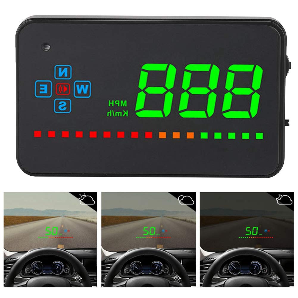 Buy Universal Auto Head Up Display, Automatic Power On / Off GPS HUD ...