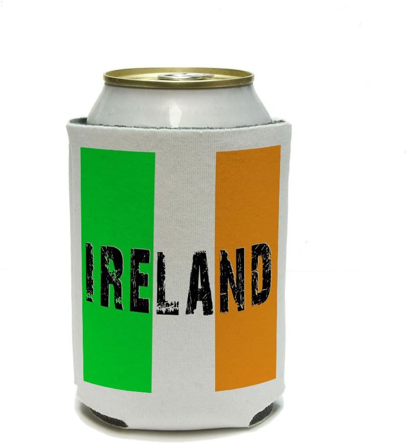 Amazon.com: GRAPHICS & MORE Ireland Irish Flag Can Cooler - Drink ...