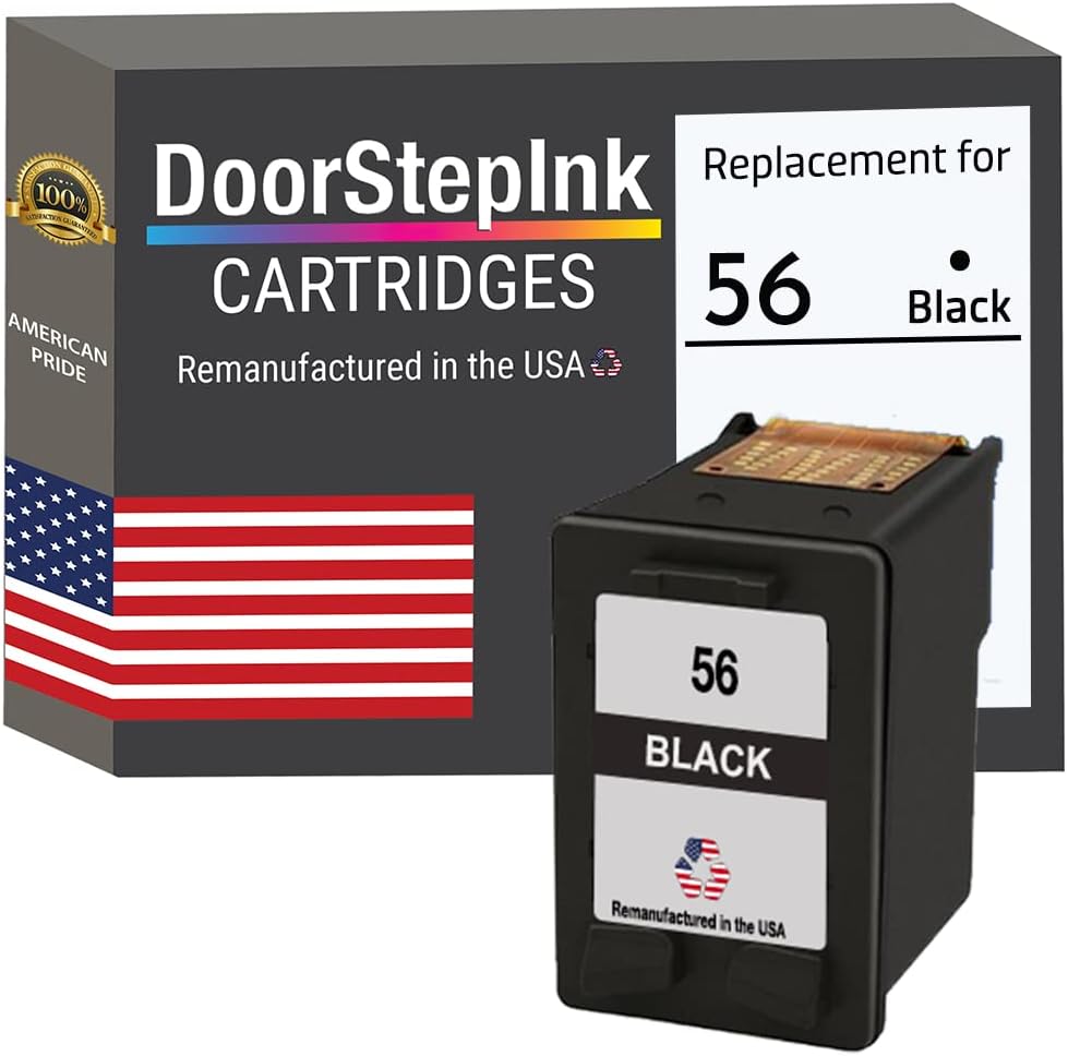 Amazon.com: HP 56 Black Ink Cartridge | Works with HP DeskJet 450, 5000 ...