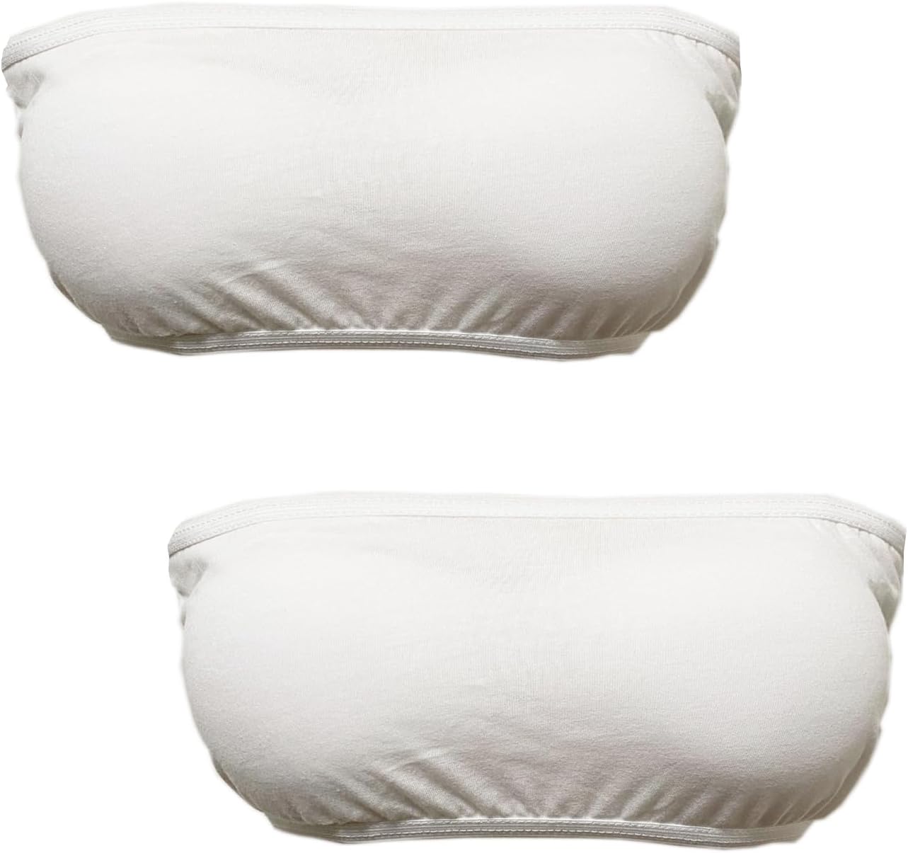 Fuzzleehi Women's Disposable Bra Strapless Cotton Bralette, Padded ...