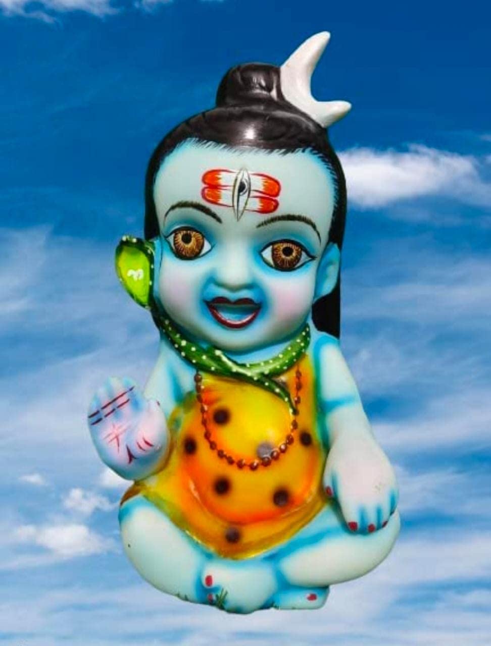 Buy valueshopee Present 8 inch Bal Shiva Idol Statue- polyresin for ...