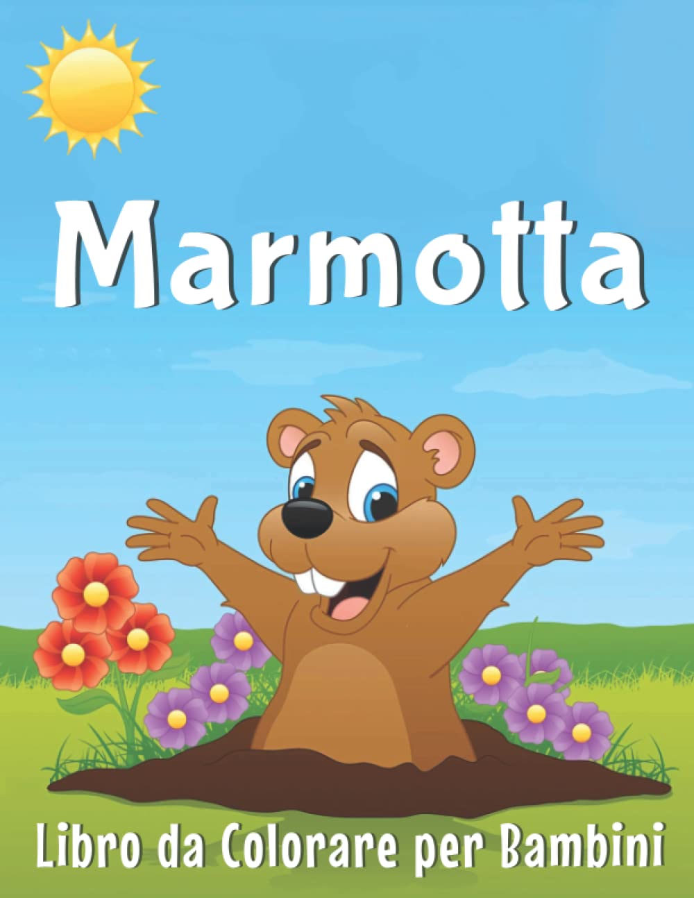 Marmotta Libro Da Colorare Per Bambini Dai 4 8 Anni | Desertcart Albania