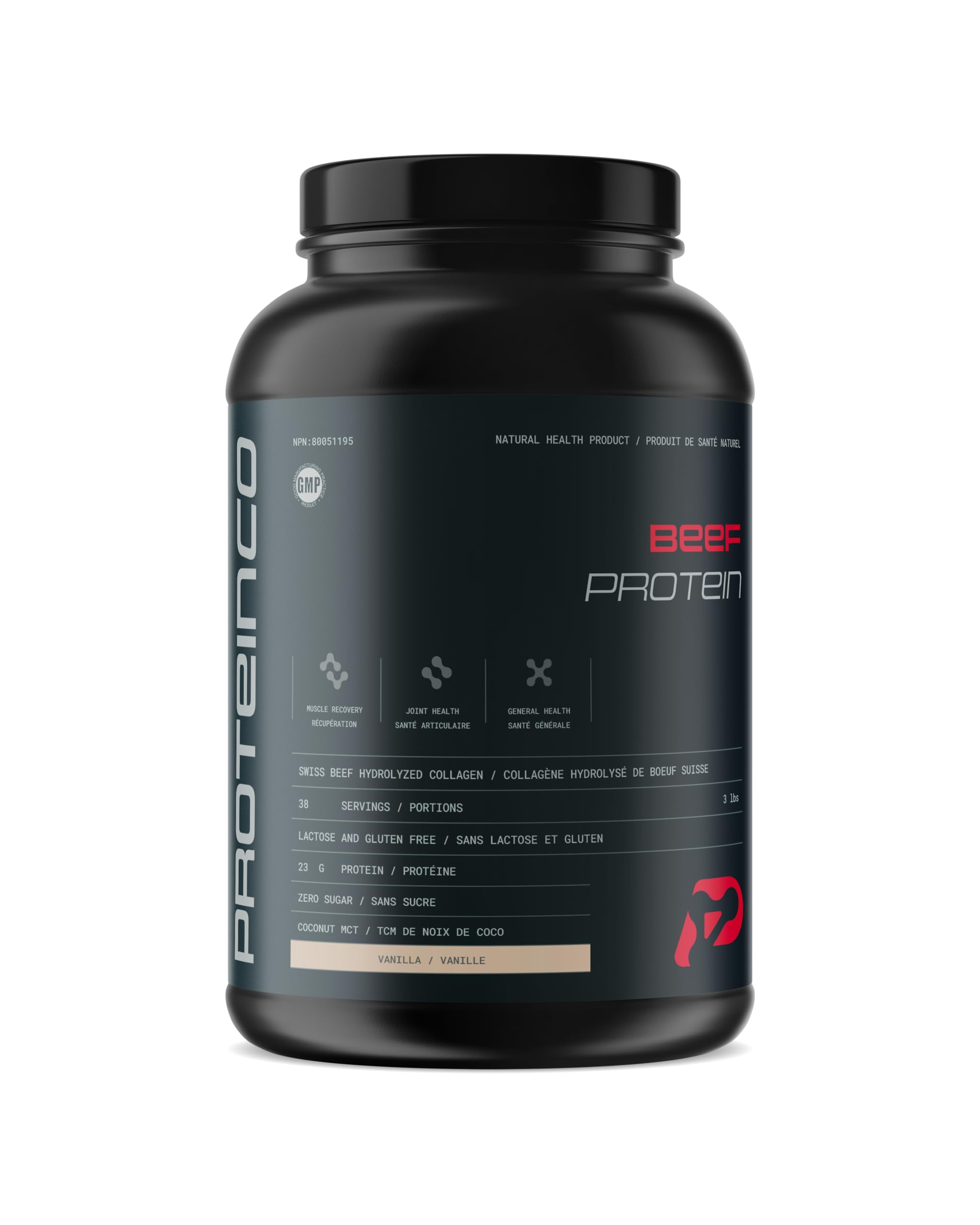 ProteinCo | Swiss Hydrolyzed Collagen | Grass-Fed Bovine | Lactose ...