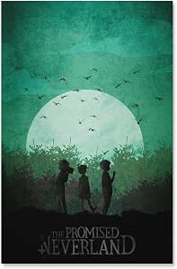 Amazon.com: The Promised Neverland Poster Prints on Canvas Posters ...
