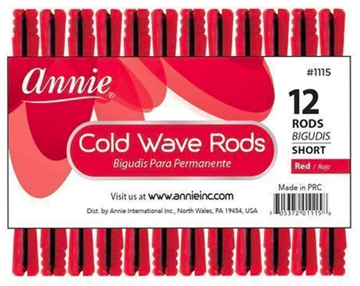 Amazon.com : Annie 3 Packs of Cold Wave Rods - Short #1115 (12 Pieces ...