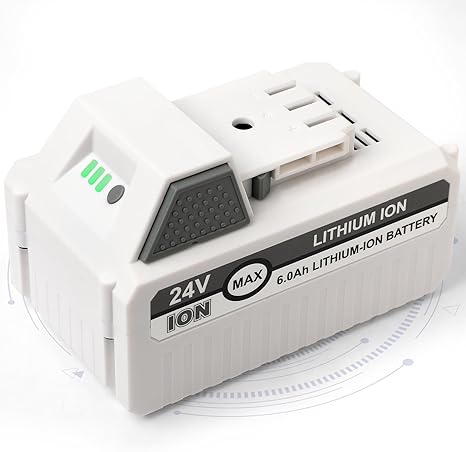 Amazon.com: GGBON 24V 6Ah Battery for VOLTASK & Snow Joe & Sun Joe 24V ...