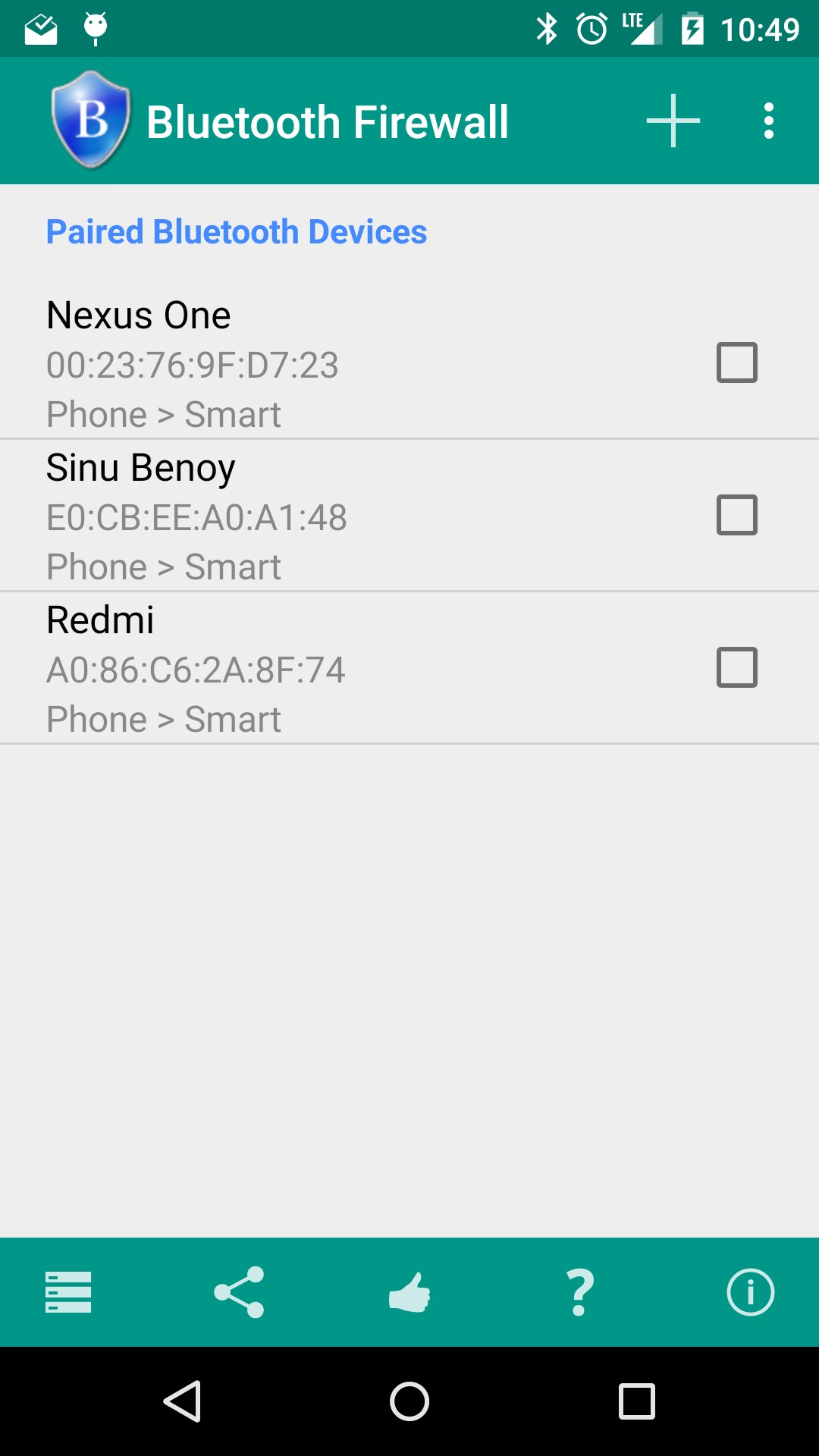 Bluetooth Firewall - App on Amazon Appstore