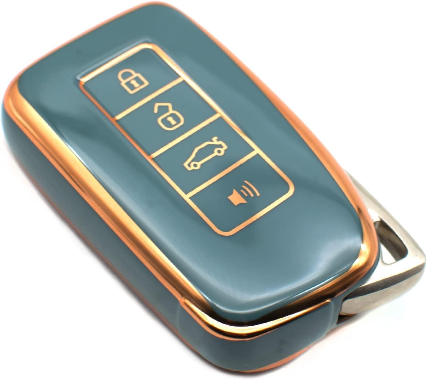 Amazon.com: FEYOUN Key Fob Cover Compatible with Lexus RX ES GS LS NX ...