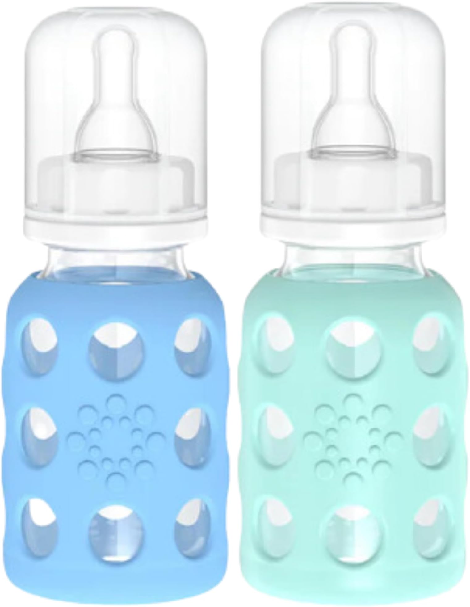 Amazon.com : Lifefactory Glass Baby Bottles with Silicone Protection ...