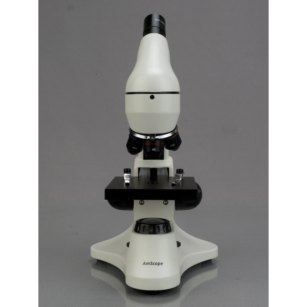 AmScope Compound Monocular Microscope 40X-1000X With Slides AmScope ...