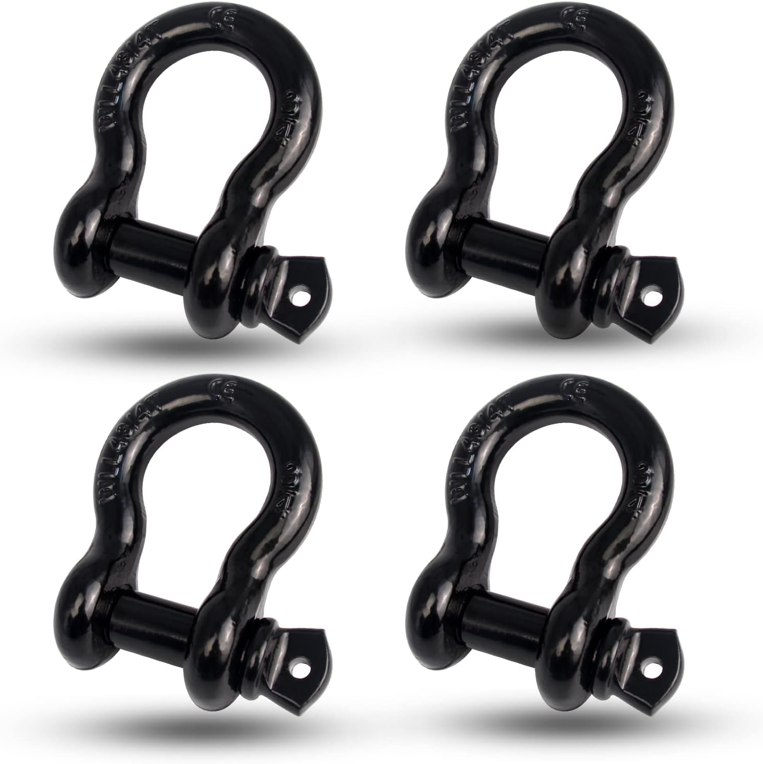 Amazon.com: AYMMIC 3/4" D Ring Shackles,7/8" Removable Screw Pin,WLL:4. ...