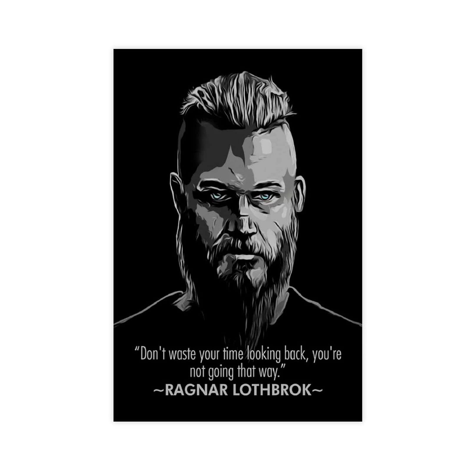 Ragnar Lothbrok Dark Wallpaper Ragnar Lothbrok Quotes Posters & Prints