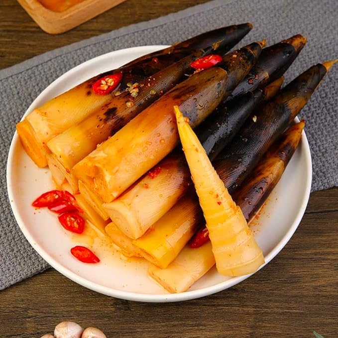 Amazon.com: Instant hand peeled bamboo shoots 200g/400pack，Pickled ...
