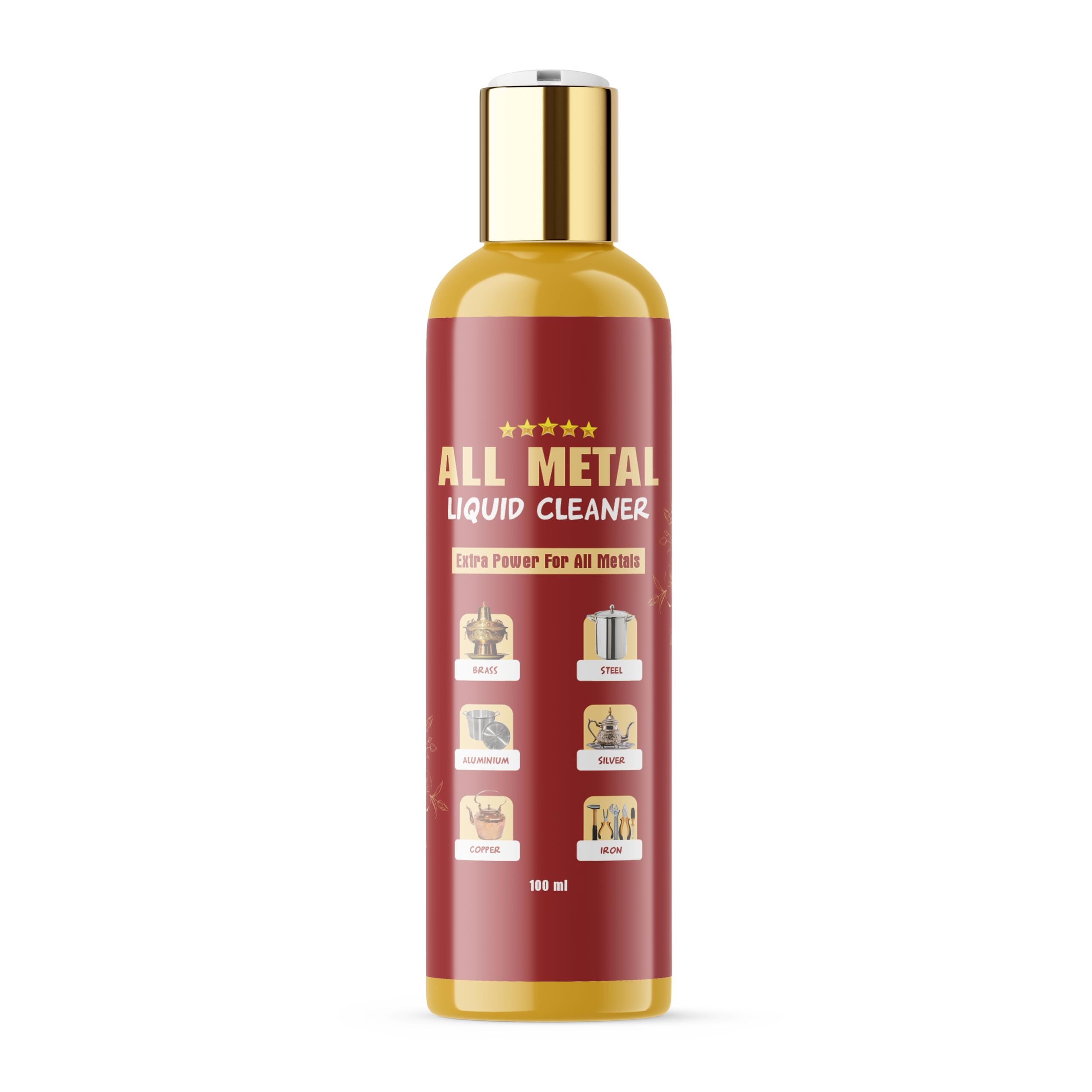 MaDriC Instant Copper brass cleaning gel (Metal Cleaner), instant ...