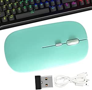 Amazon.co.jp: Cordless Mouse, 2.4G Noiseless Computer Mouse ...