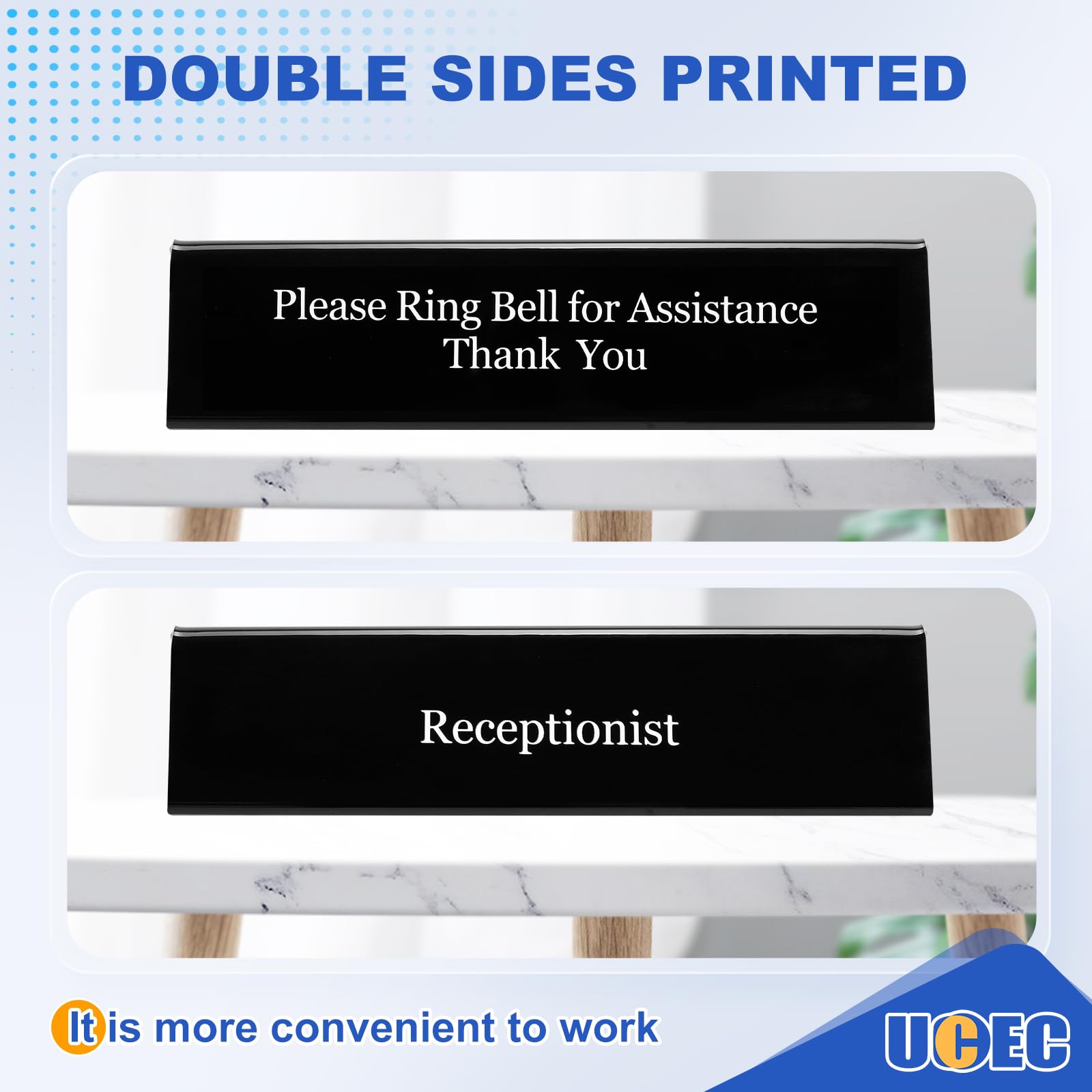 Snapklik.com : Desk Bell For Service, Ring Bell Sign, Dinner Bell For ...