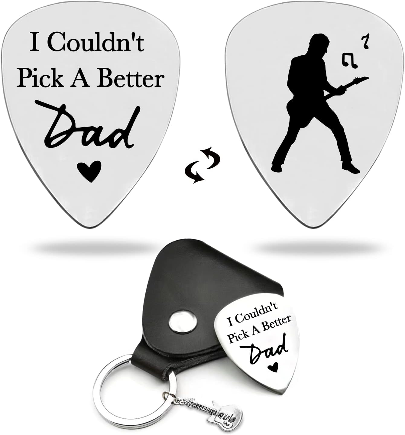 Amazon.com: I Couldn't Pick a Better Dad Mens Stainless Steel Guitar ...