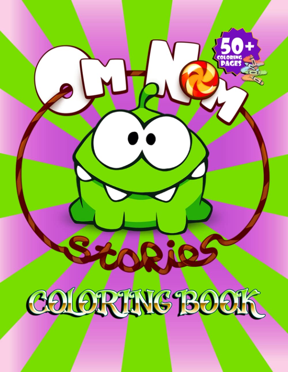 Buy Om Nom Stories Coloring Book: Premium Quality Images For Kids To ...