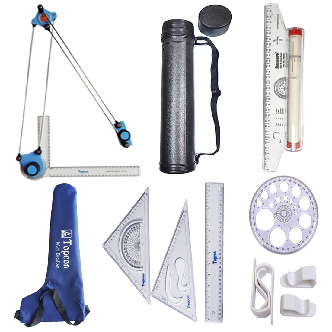 Topcon Engineering Combo (Premium Mini Drafter, Deluxe Sheet Container ...