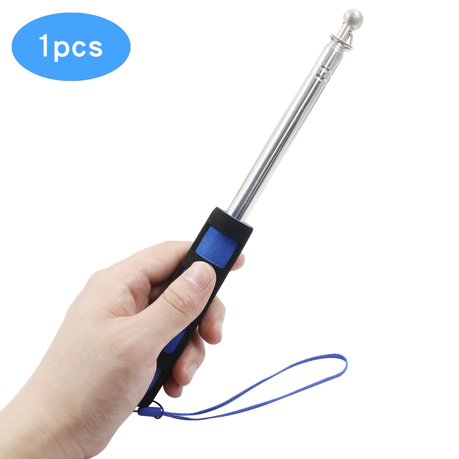 Snapklik.com : BokWin 1 Pcs Retractable Flag Pole Stainless Steel ...