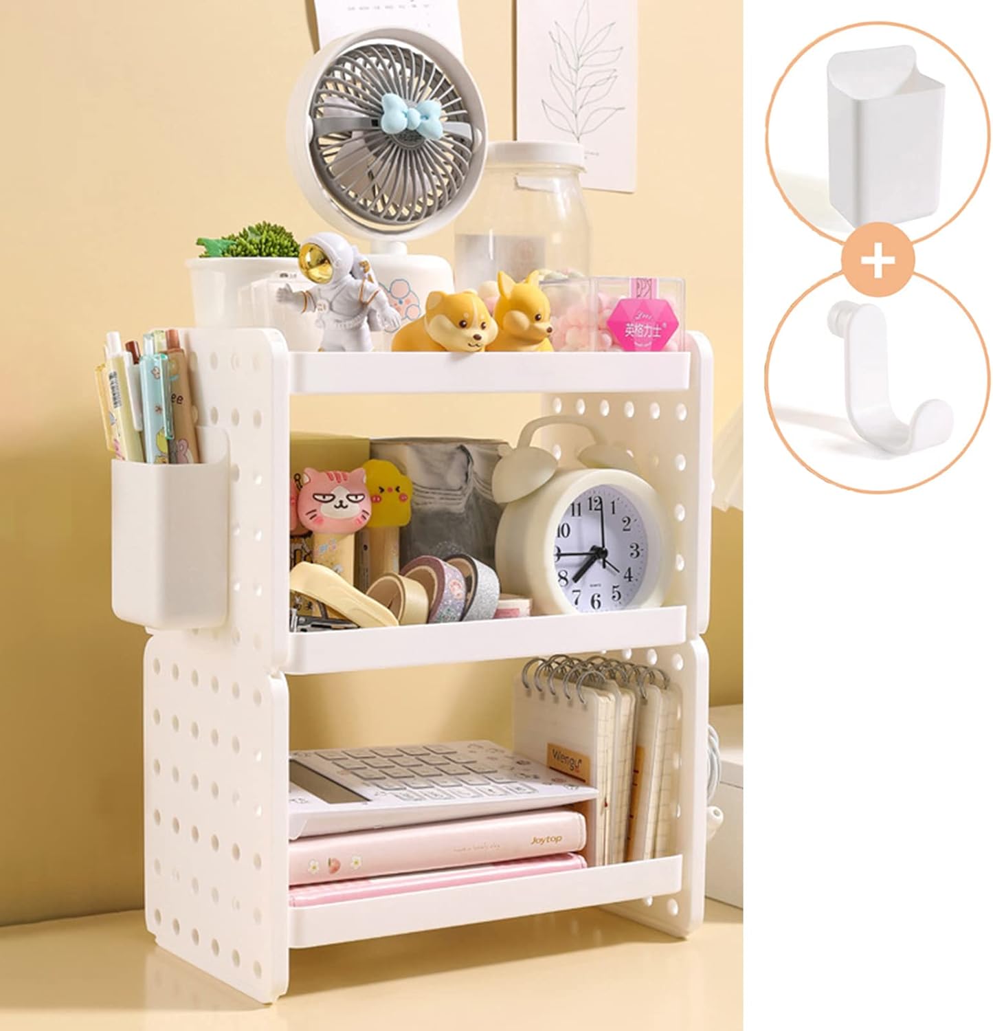 Amazon.com: Synoigge Desktop Organizer Shelf Stationery Organizer with ...