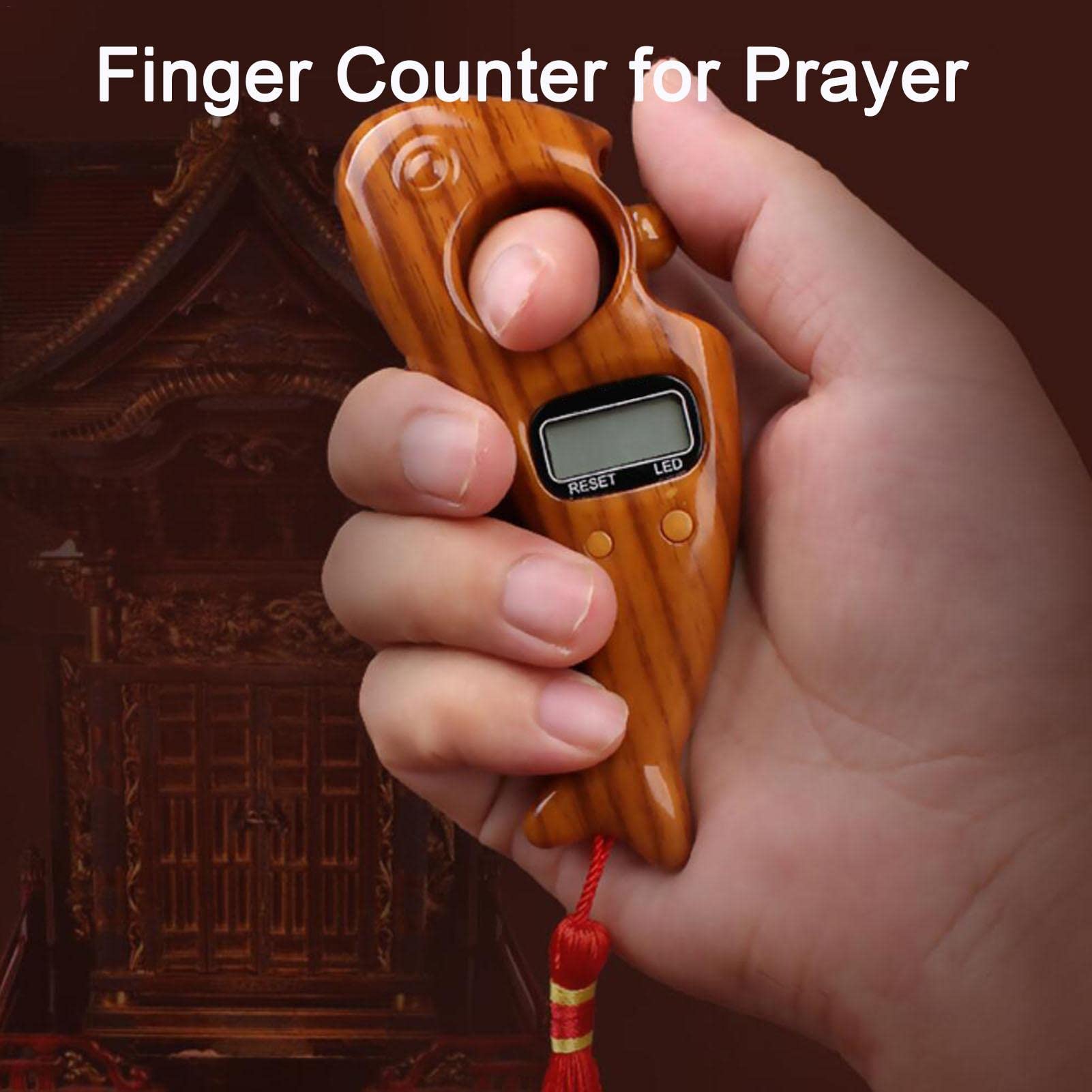 Decompression Counting Beads Digital LED Finger Counter - Electronic ...