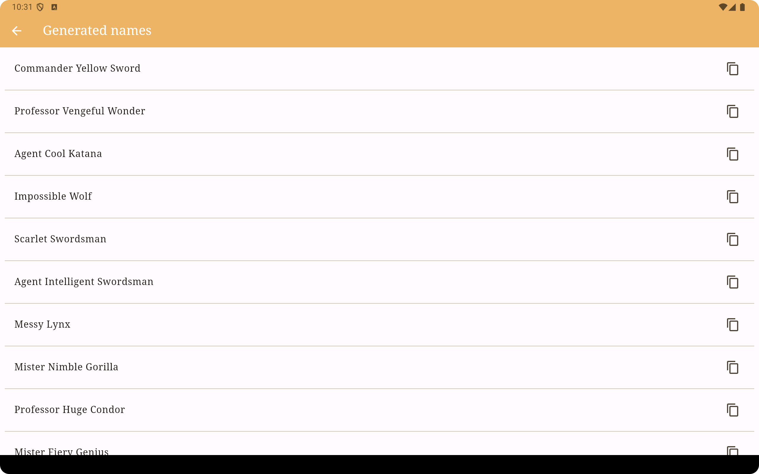 Fantasy Name Generator - App on Amazon Appstore
