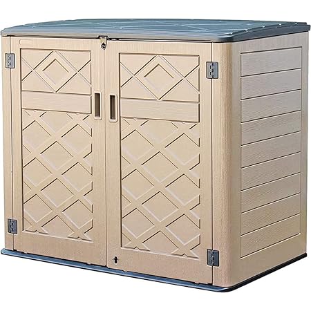 Amazon.com : KINYING Outdoor Storage Shed - Horizontal Storage Box ...