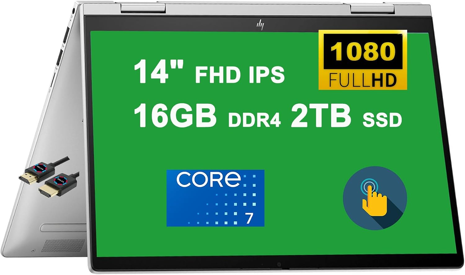 HP Envy x360 2-in-1 Copolit AI PC Laptop | 14" FHD IPS Multi-Touch ...