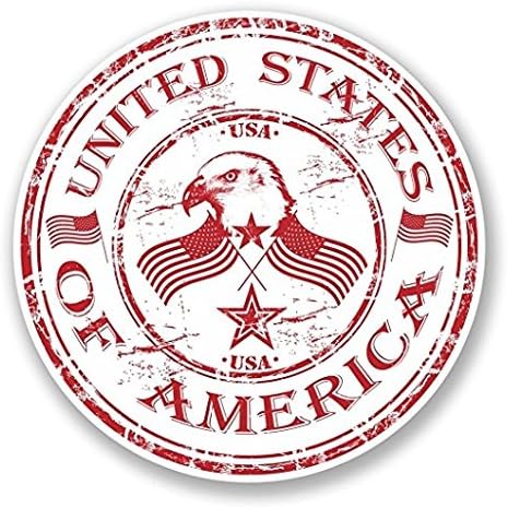 Amazon.com: United States of America Vinyl SELF ADHESIVE STICKER Decal ...