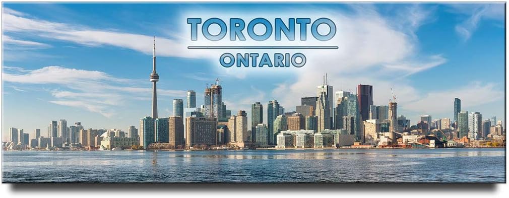 Amazon.com: Toronto Panoramic Fridge Magnet Ontario Travel Souvenir ...