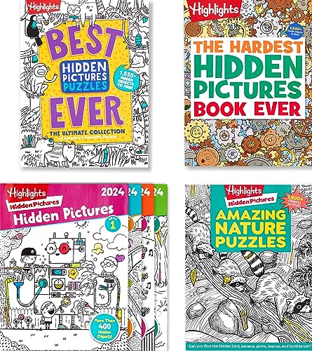 Snapklik.com : Highlights Hidden Pictures Collection For Kids 6+, 2024 ...