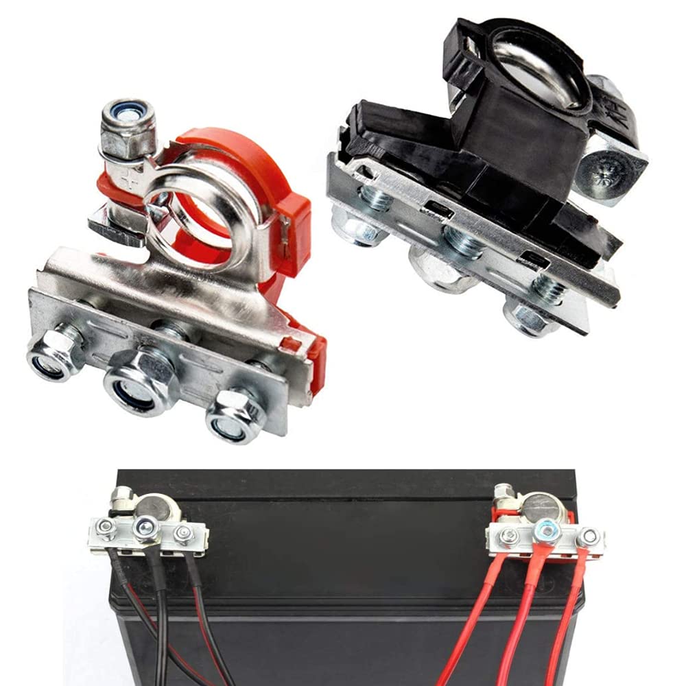 Amazon.com: 1 Pair Battery Terminal Connectors,Brass Quick Release ...