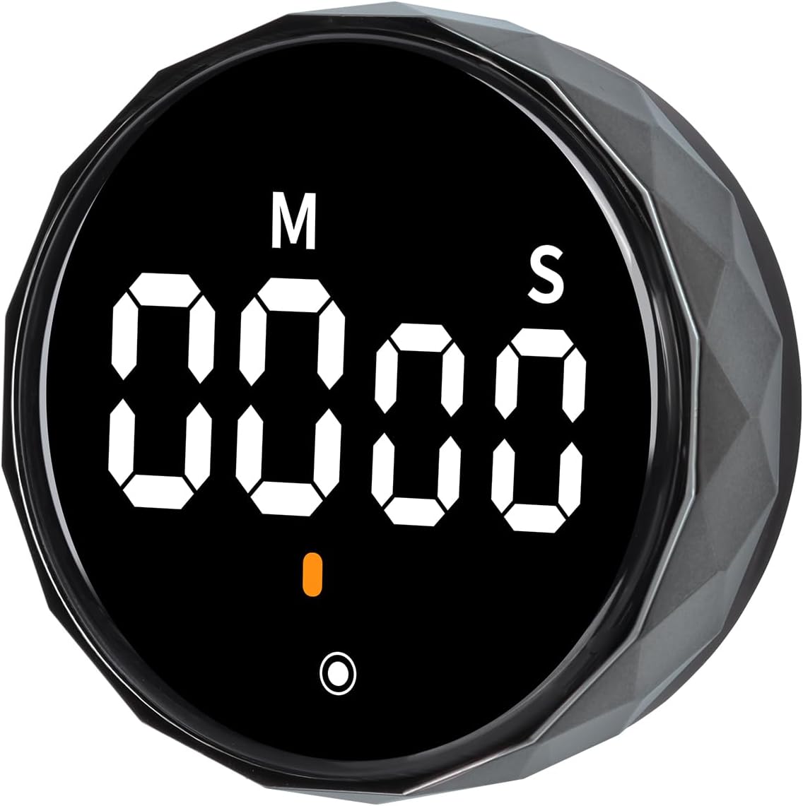 Plliocse Digital Countdown Timer, Magnetic, Black, Kitchen Timer with ...