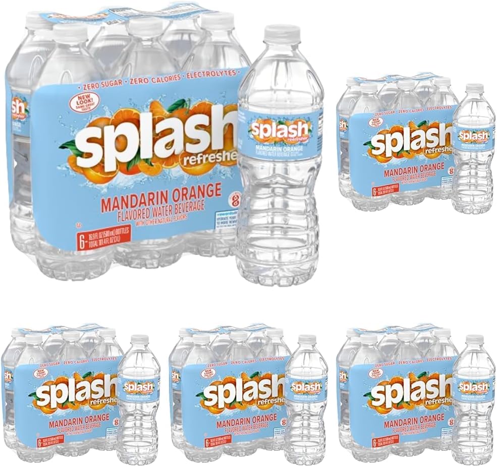 Amazon.com: Splash Refresher Mandarin Orange Flavored Water, 16.9 Fl Oz ...