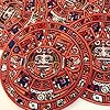 Amazon.com: Aztec Mayan Doomsday Calendar Iron-On Embroidered Piedra ...