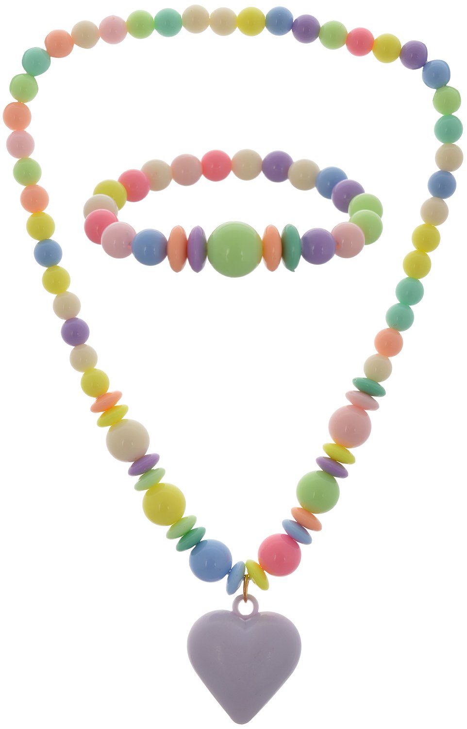 Buy Spotlight Multi-Colour Strand Plastic Neck Piece for Girls (Ai031 ...