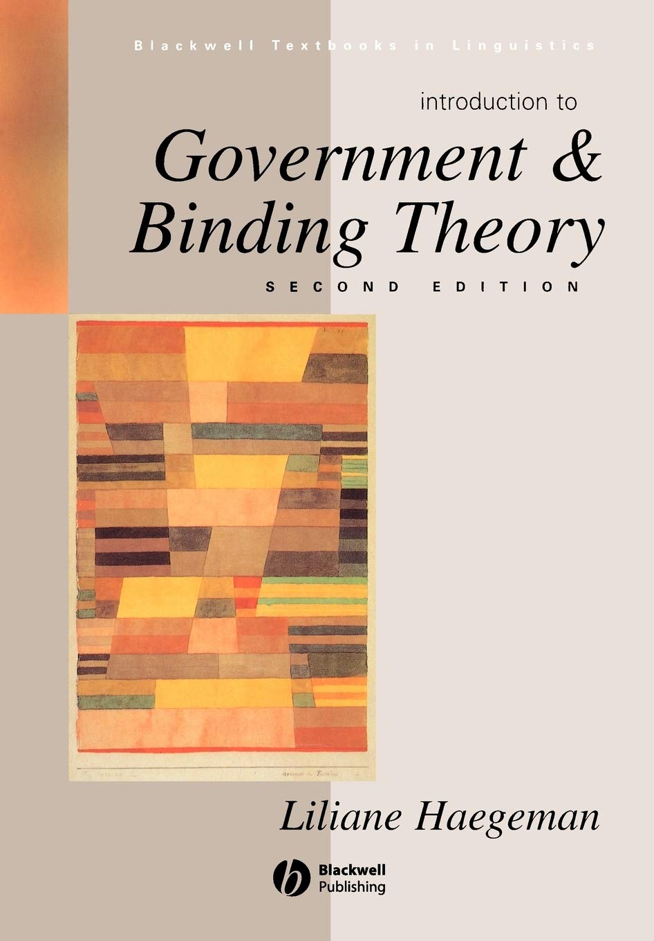 Amazon.com: Introduction to Government and Binding Theory: 9780631190677: Haegeman, Liliane: Books