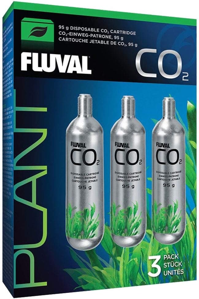 Fluval Co2 Disposable Cartridge 95G 3Pc 400g : Amazon.co.uk: Pet Supplies