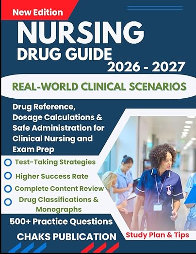 NURSING DRUG GUIDE: Drug Reference, Dosage Calculations & Safe ...