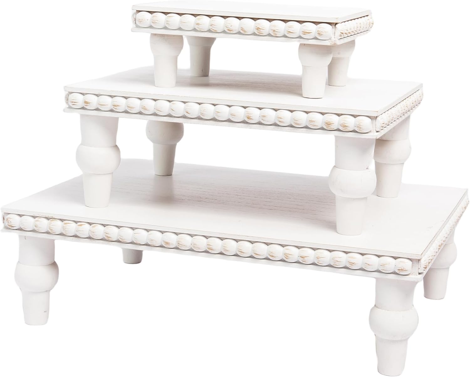 Amazon.com: GENMOUS 3 Pcs Wooden Display Riser, Cupcake Dessert Display ...