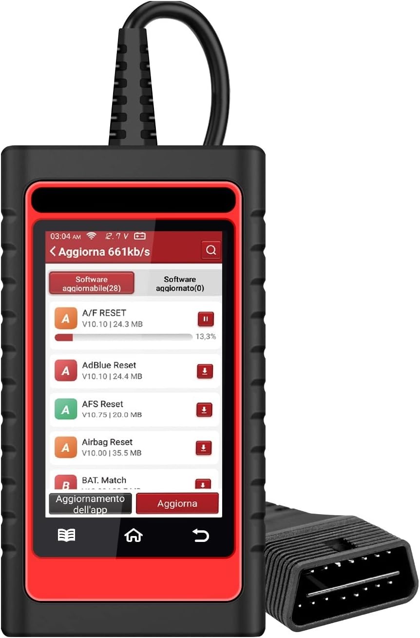 Amazon.com: OBD2 Scanner with 5 Reset Function Scan Tool Update Auto ...