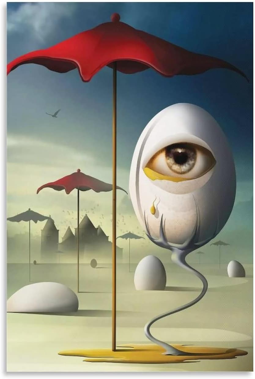 Amazon.com: Hitecera Surrealism Posters Salvador dali art Canvas Art ...