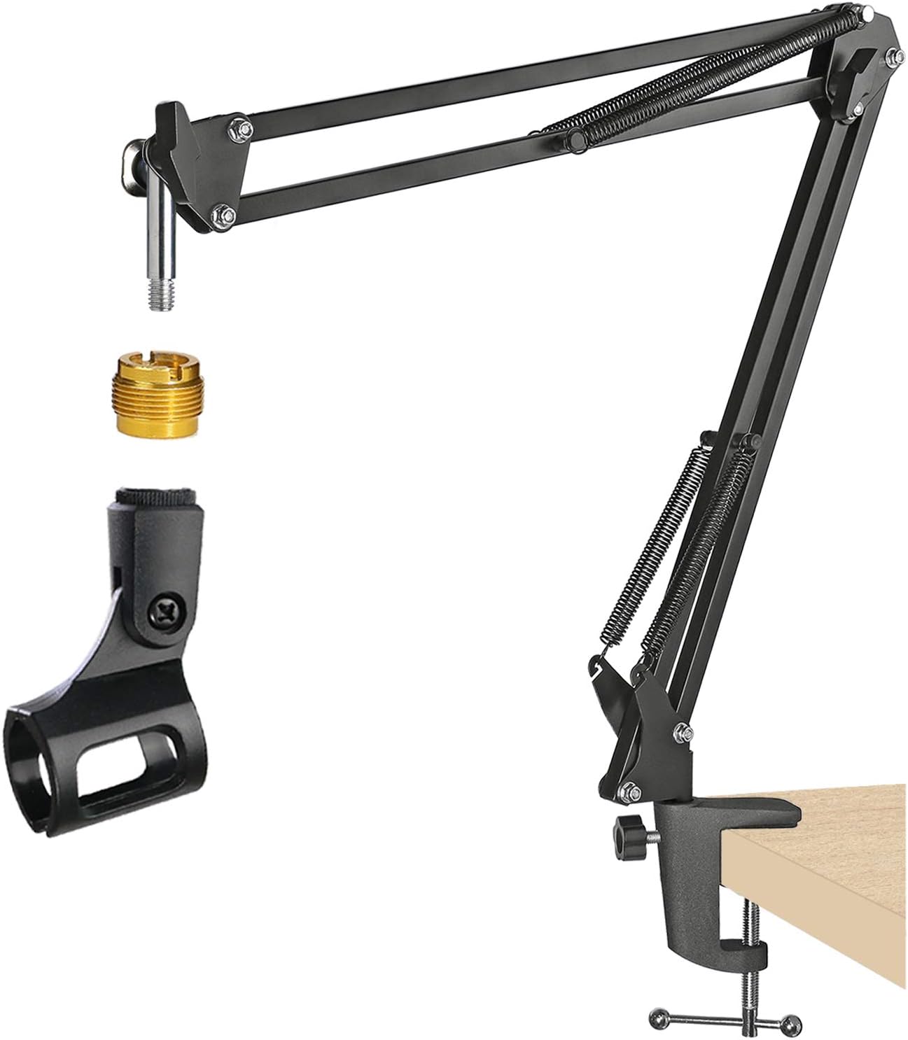 Amazon.com: Microphone Boom Arm Stand - Heavy Duty Mic Stand for ...