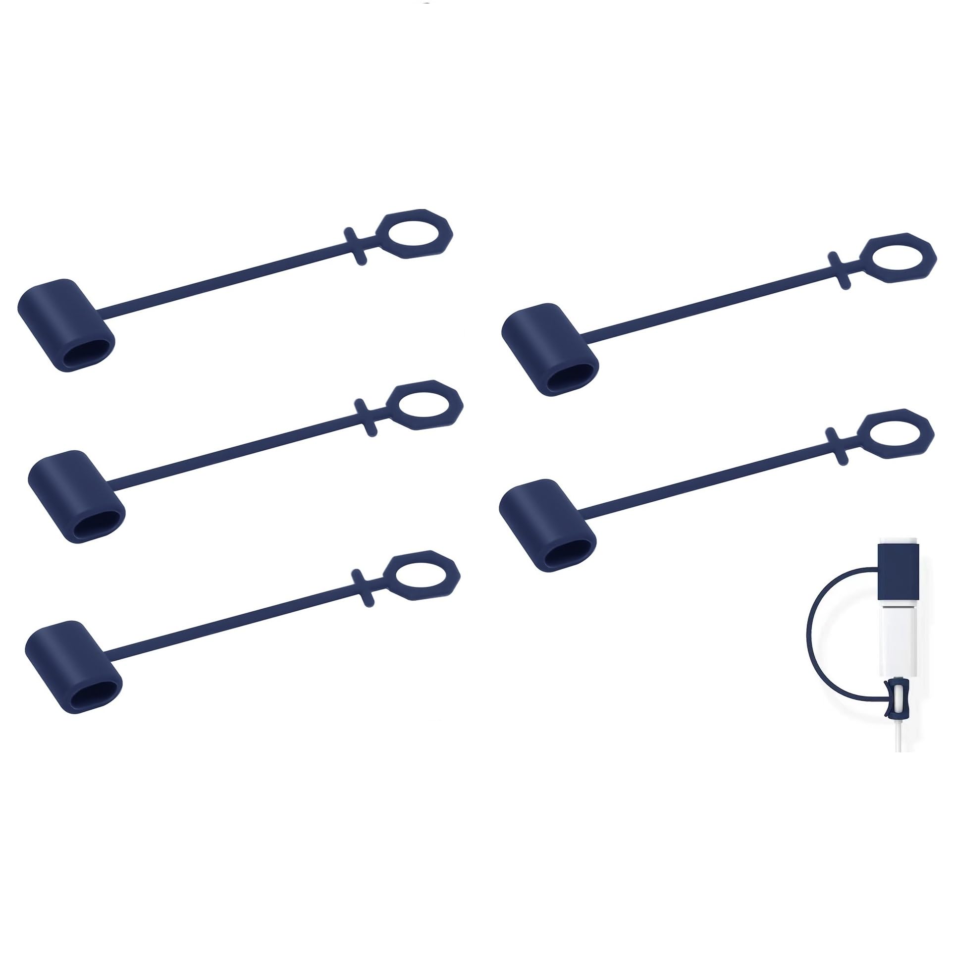 Amazon.com: [5 Pack] Rubber Keeper/Silicone Case/Holder/Lanyard ...