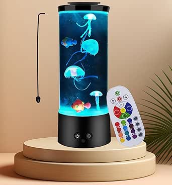 LEHAHA Jellyfish Lamp with 16 Color Changing Relax Mood Light with ...