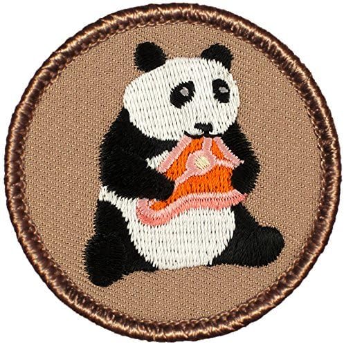 Amazon.com: Carnivorous Panda Patrol Patch - 2" Diameter Round ...