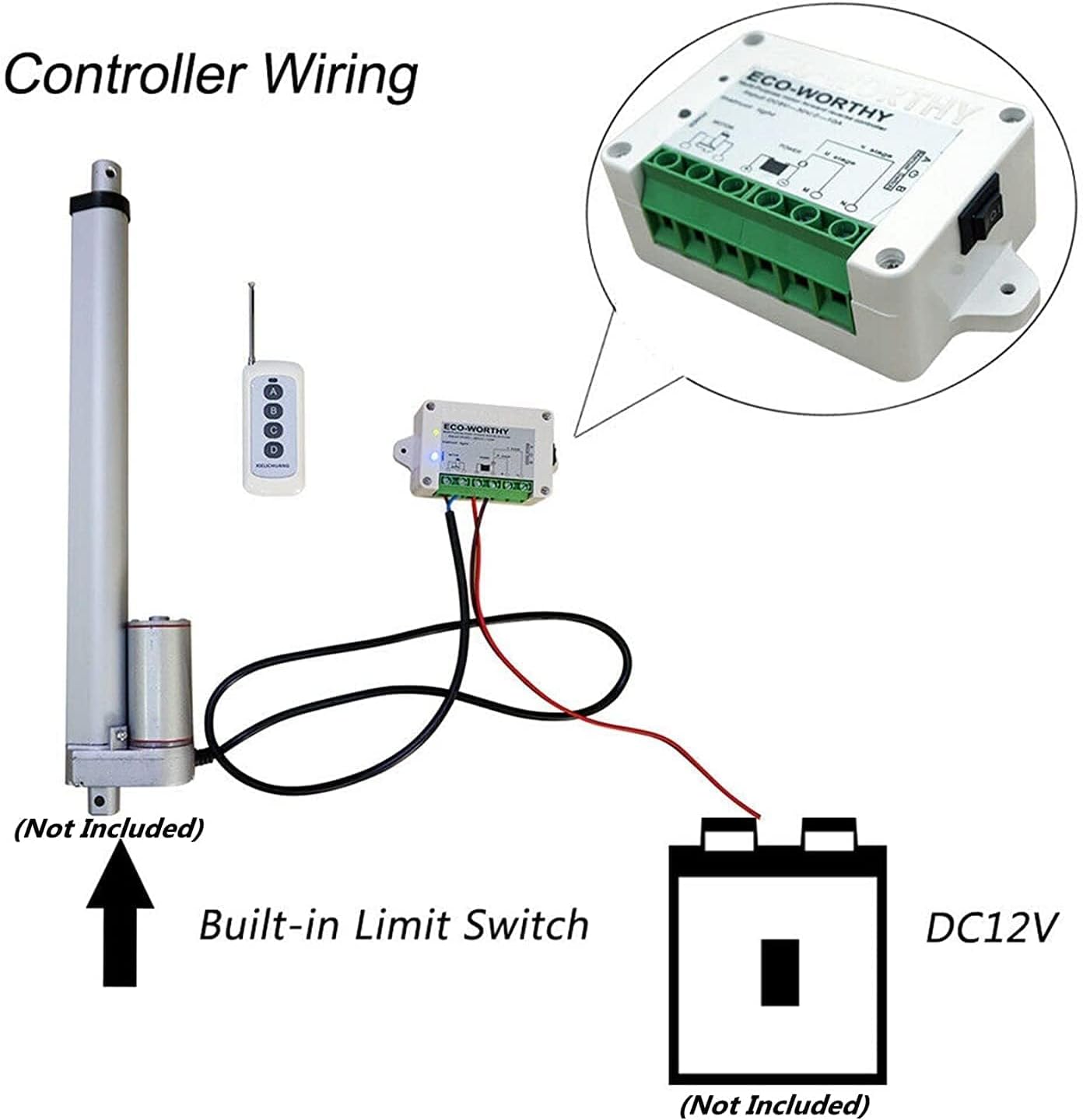ECO-WORTHY Linear Actuator Motor Controller Instruction Manual