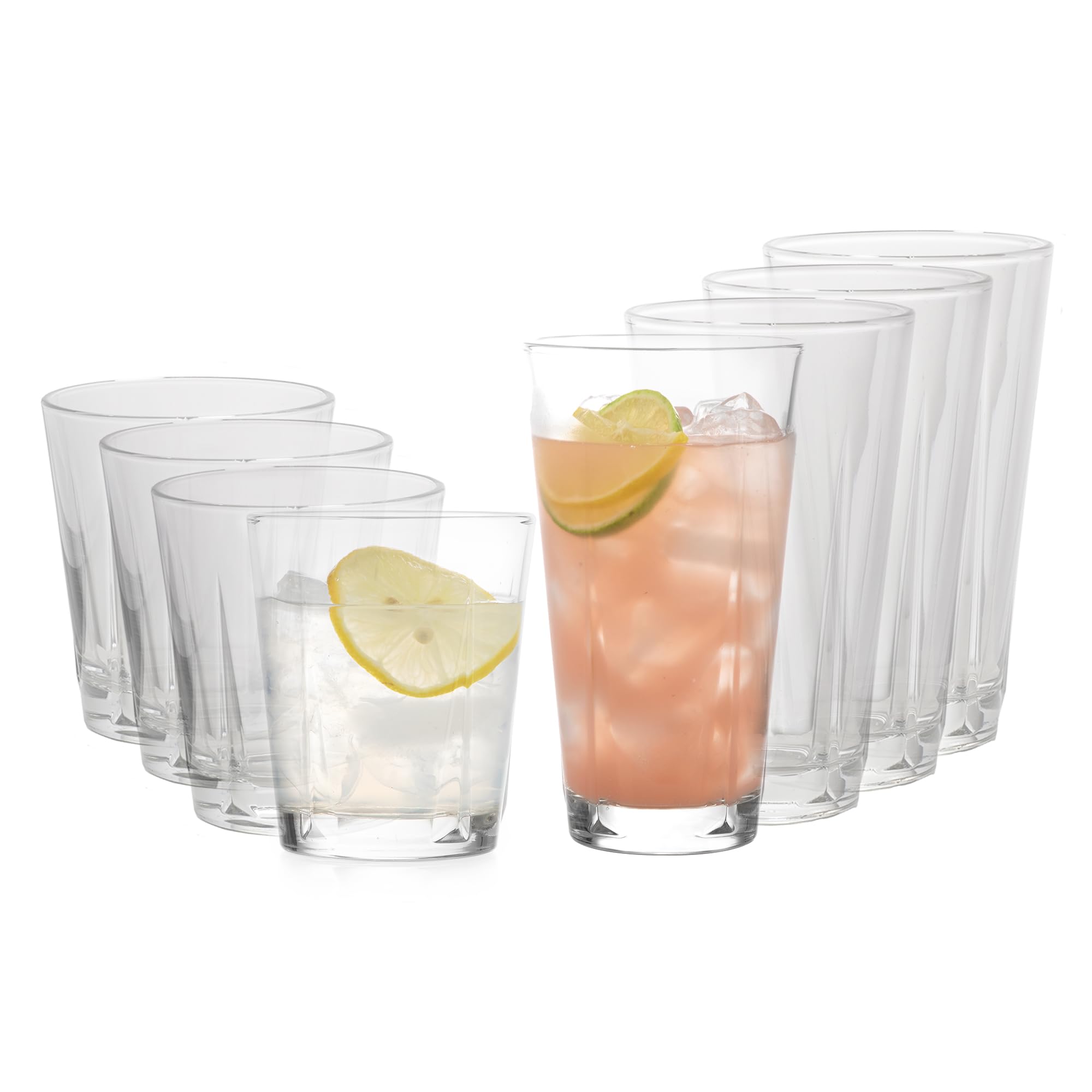 Snapklik.com : Libbey Monterey Everyday Drinking Glasses Set Of 8
